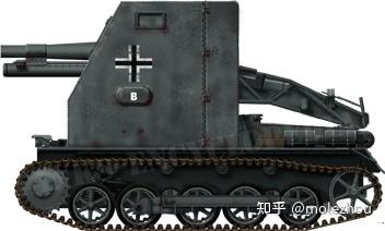 13 二战德国装甲车辆 - 15 cm sIG 33 auf Panzerkampfwagen I ohne Aufbau Ausf.B Sd ...