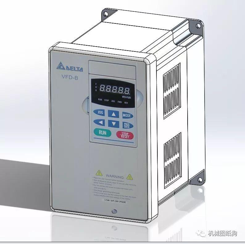 工程机械 Delta vfd-b vfd-l变频器造型模型 - 知乎