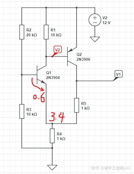 NPN和PNP三极管结合经典电路 - 知乎