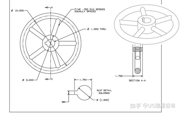 UG建模练习图案例 - 知乎