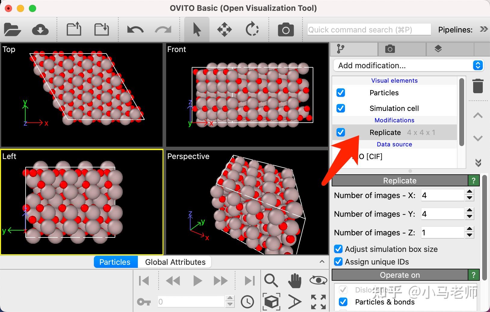 Ovito建模并正交化方法 - 知乎