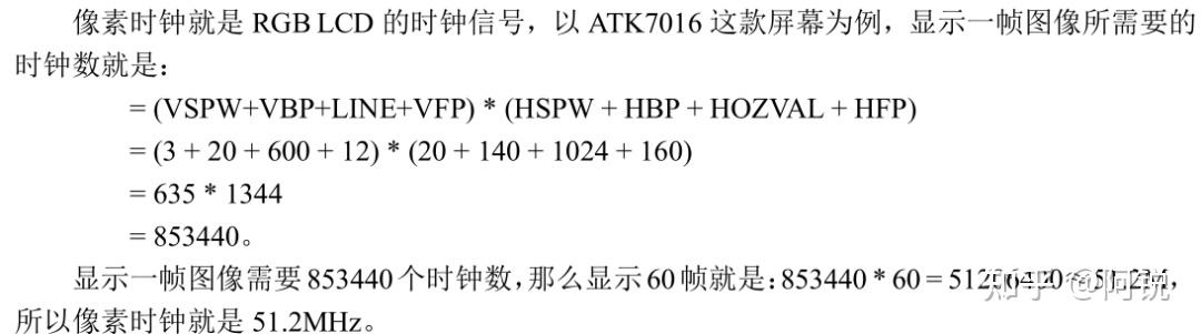 LCD屏timing时序参数总结 - 知乎