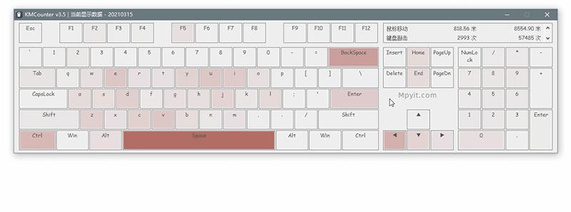 KMCounter 鼠标键盘热力图 - 知乎