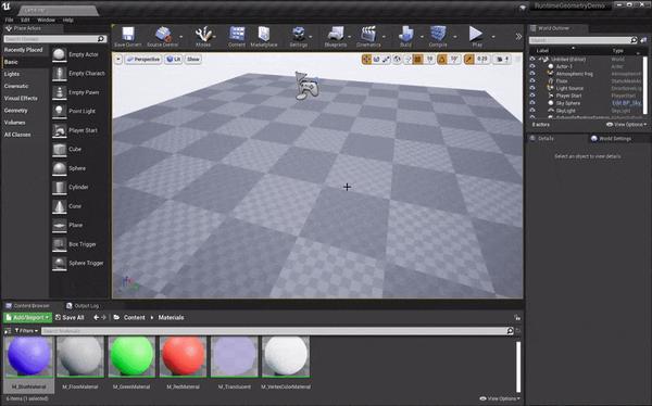 UE4.26运行时的Mesh生成与编辑 - 知乎