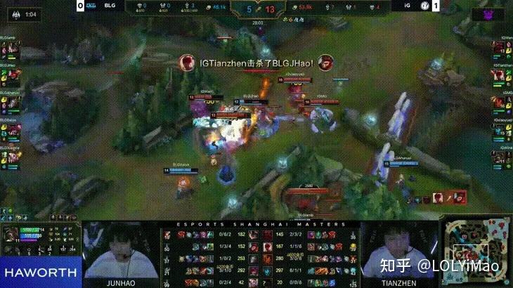 电竞上海大师赛IG 2-0 BLG - 知乎