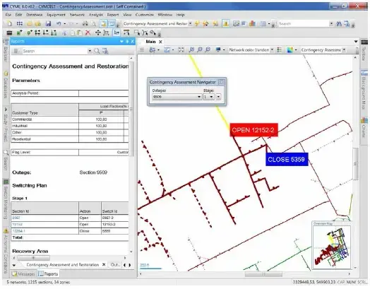 CYME(CYMDIST)软件之应急评估及修复 - 知乎