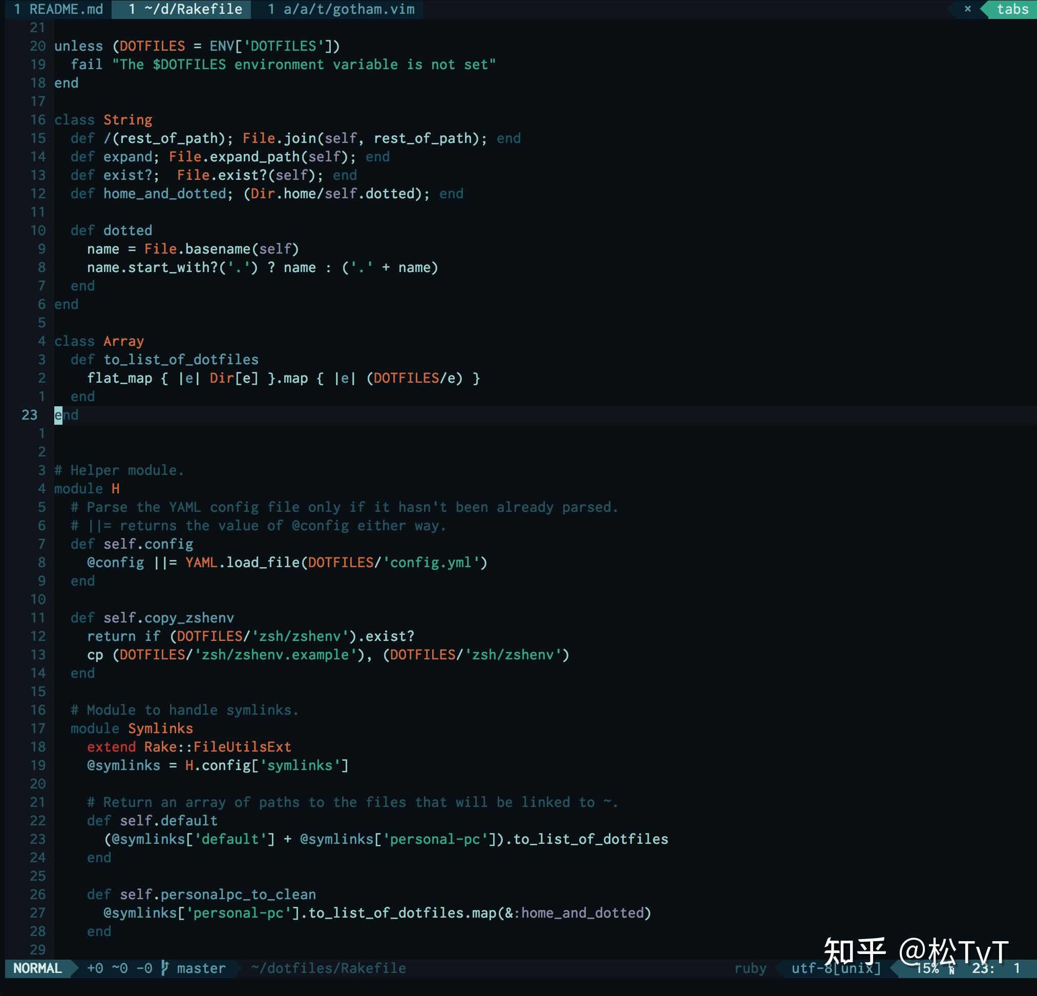 15个著名的Vim配色方案整理 - 知乎