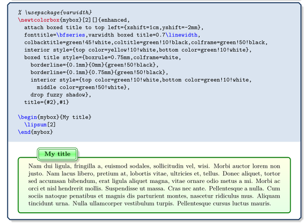 Tcolorbox指南 - 知乎
