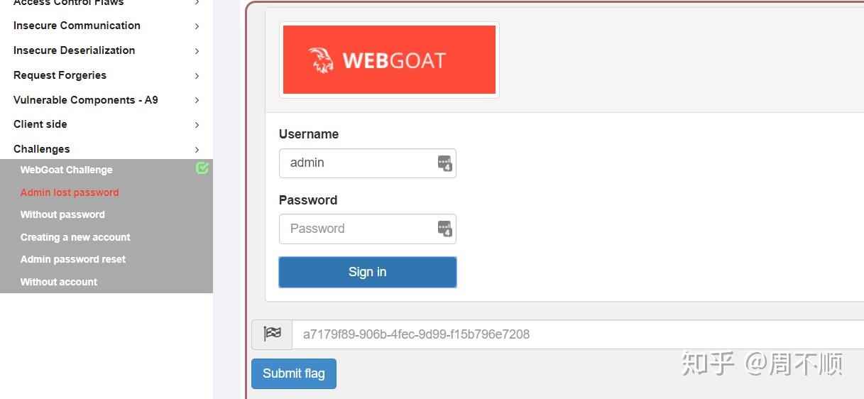 webgoat-Challenges-最终一战 - 知乎