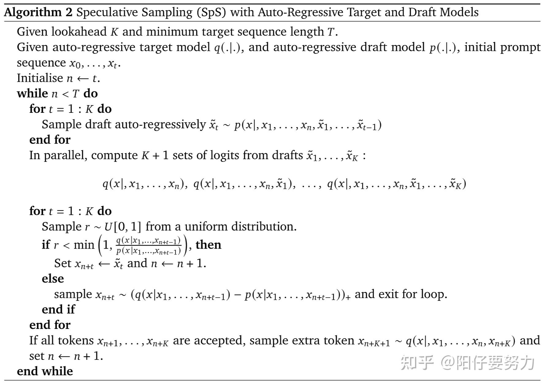 Accelerating Large Language Model Decoding with Speculative Sampling - 知乎