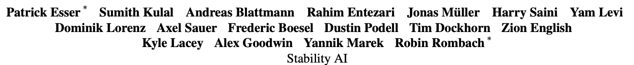 Stable Diffusion 3: Scaling Rectified Flow Transformers for High-Resolution Image Synthesis论文解读 - 知乎
