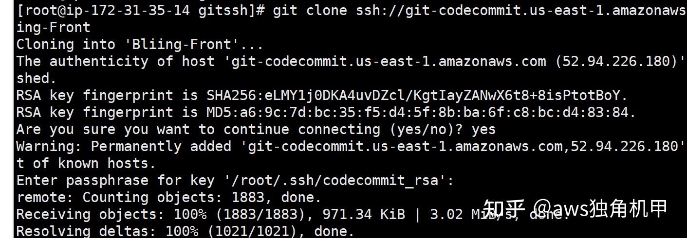 AWS git连接CodeCommit的各种方法 - 知乎