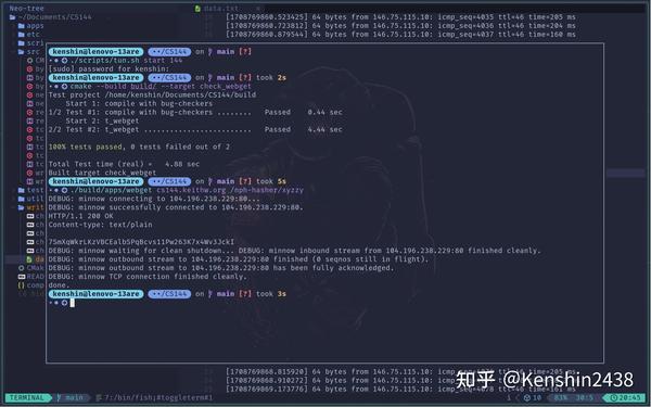 CS144 | Winter 2024, Lab 0~7 记录（已开源） - 知乎