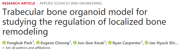 Sci Adv |骨重塑技术可治疗骨质疏松症 - 知乎