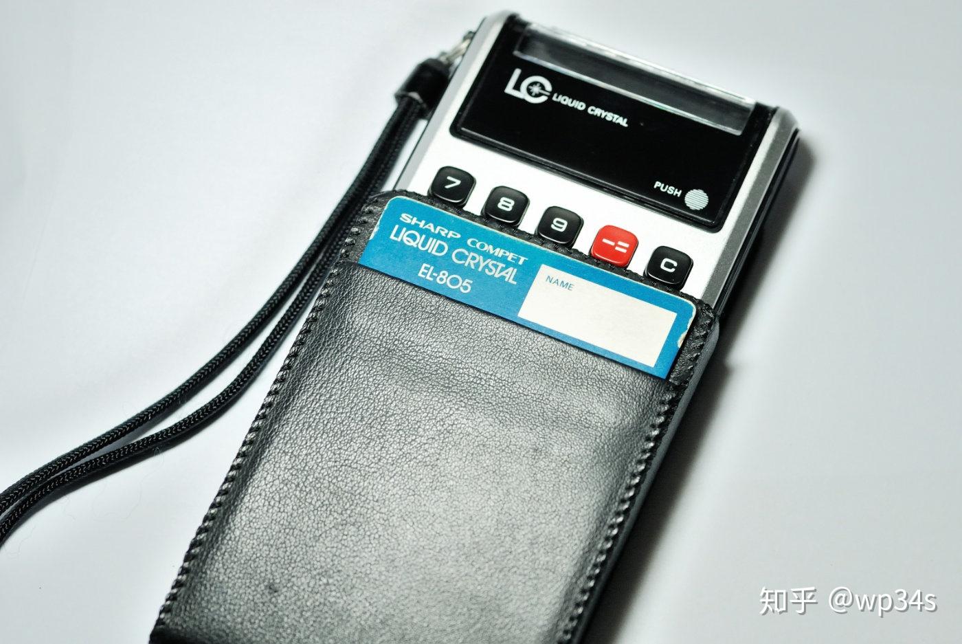 1973年的SHARP EL-805液晶计算器，你一定没有见过玻璃制造的电路板 - 知乎