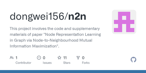 Node Representation Learning in Graph via Node-to-Neighbourhood Mutual Information Maximization - 知乎