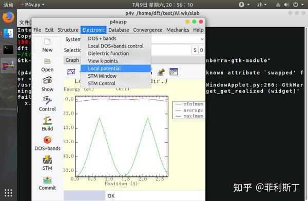 VASP计算功函数 - 知乎