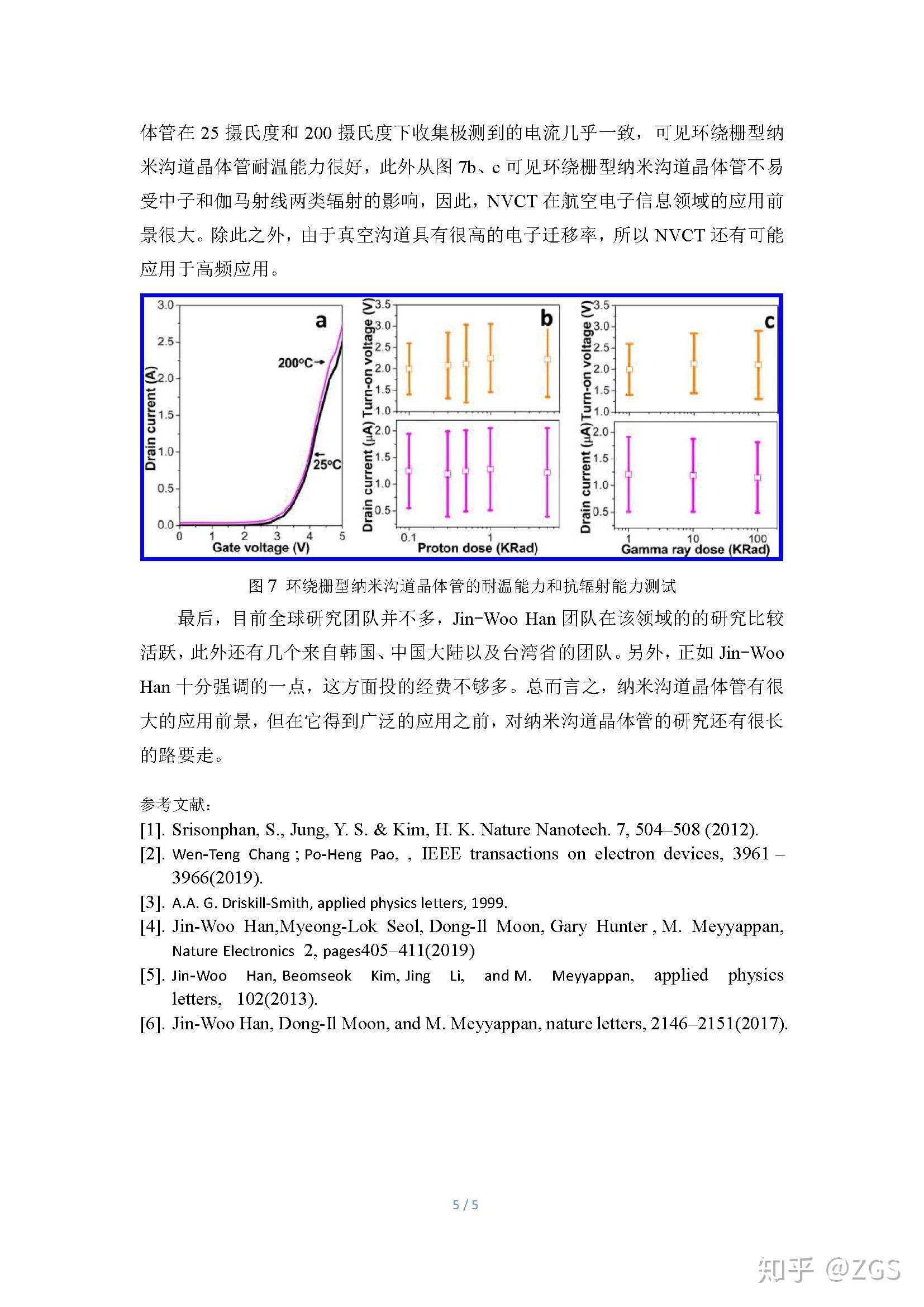 真空纳米间隙晶体管（NVCT） - 知乎