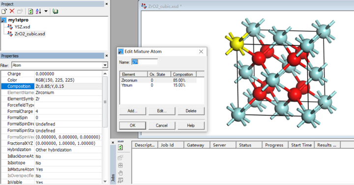 Materials Studio入门到精通【5】晶体中的点缺陷：无序固溶体 - 知乎