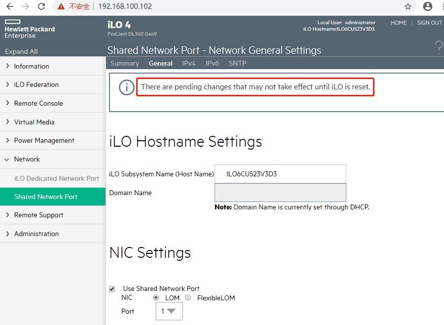 HPE服务器配置通过业务网卡登录iLO管理页面 - 知乎