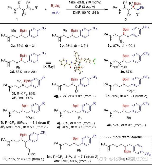 天津师范大学王超教授课题组Org. Lett.：烯烃1,2-芳基硼化构筑含硼官能团的脂肪胺 - 知乎