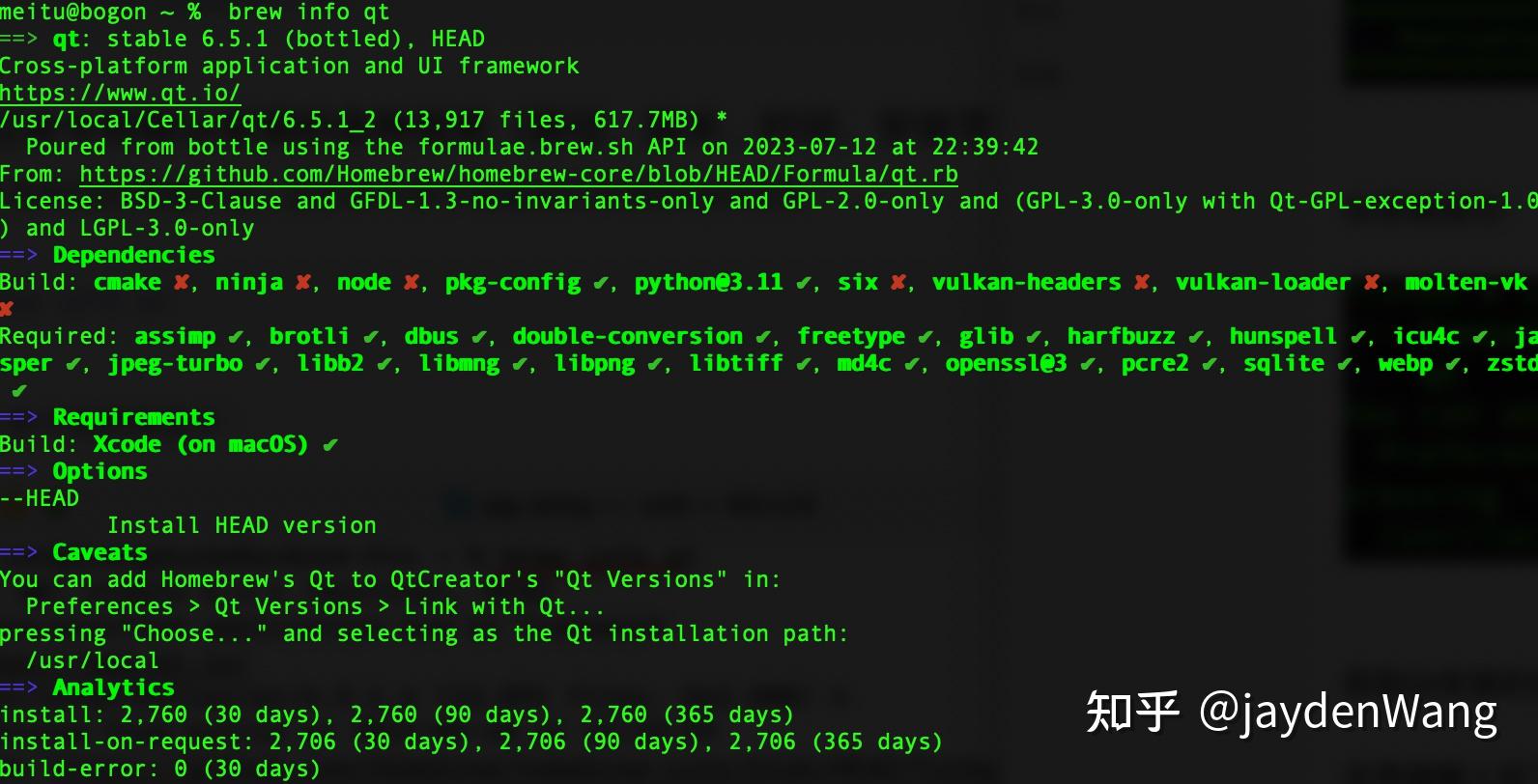 Macos 安装qt环境 知乎
