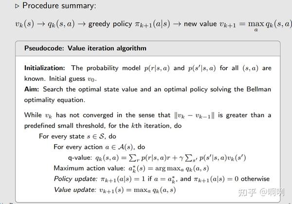 强化学习04——值迭代和策略迭代（Value Iteration and Policy Iteration） - 知乎