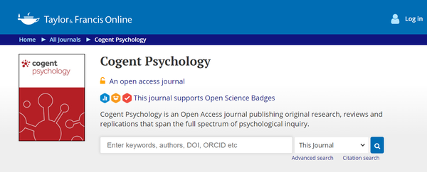 Cogent OA家族收获首个影响因子！人文社科研究人员更多国际发文选择 - 知乎