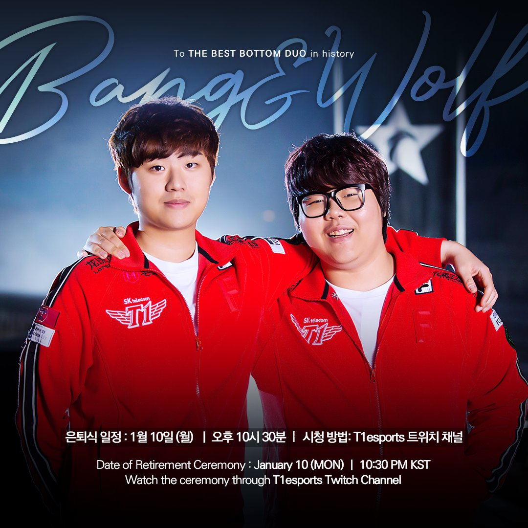 Bang和Wolf退役！Faker点赞：他们是历史第一AD和辅助 - 知乎