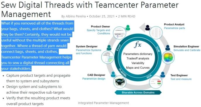 Digital thread何时是“数字主螺纹”的意思？ - 知乎