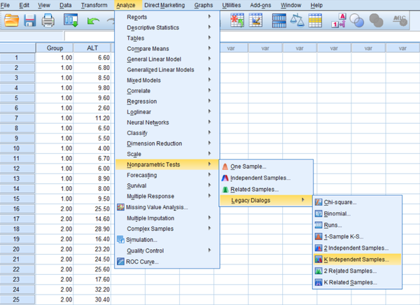 SPSS详细操作：多个独立样本的秩和检验 - 知乎