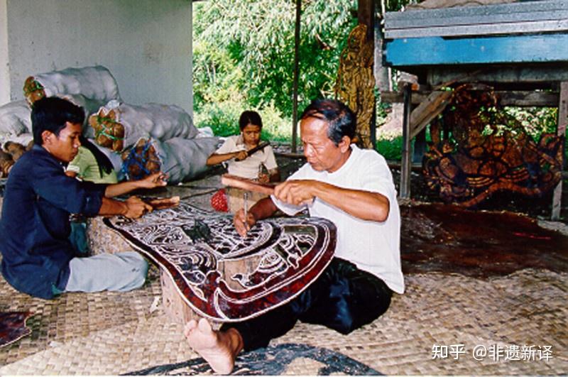 Sbek Thom，the Cambodian Khmer shadow theatre with a single piece of ...