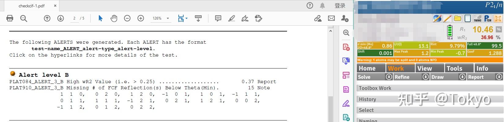 晶体结构解析案例49(B级警报PLAT084和PLAT910) - 知乎