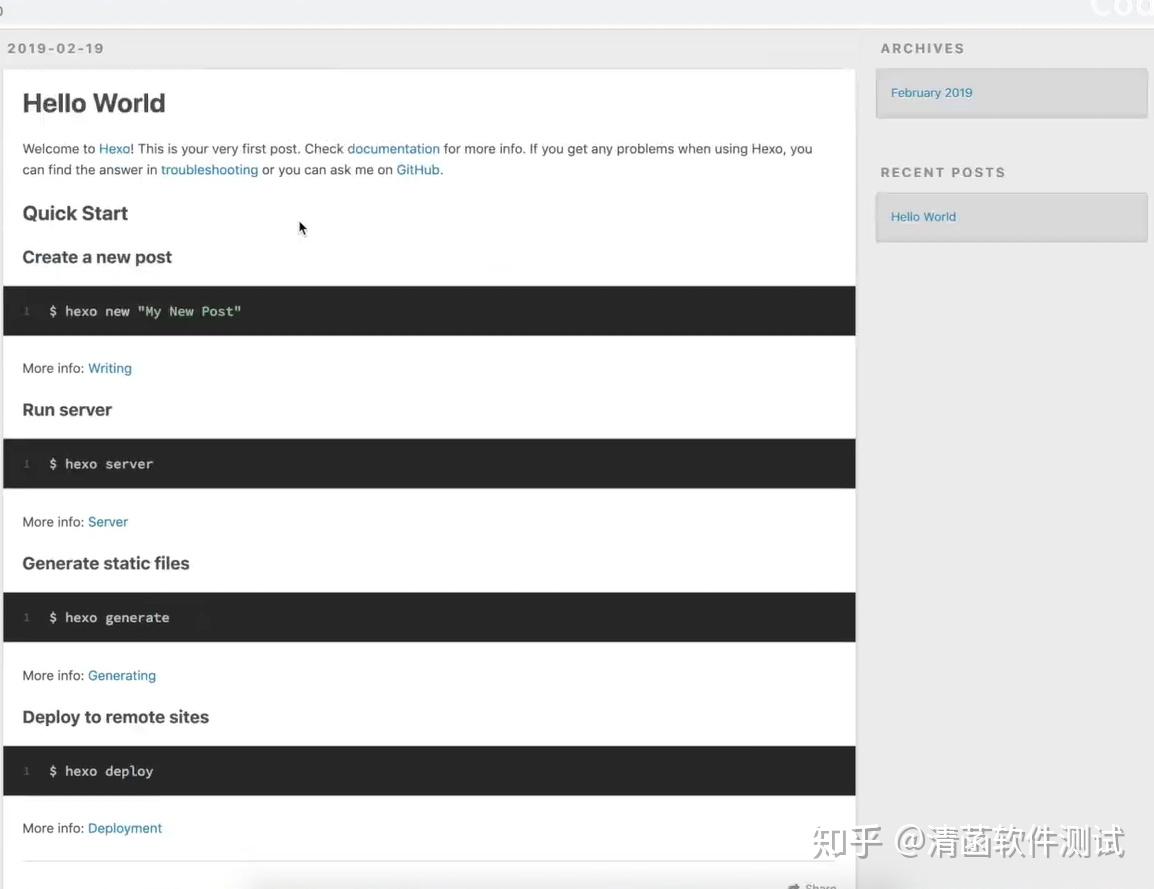 从0开始用Hexo框架搭建个人博客（无坑版） - 知乎