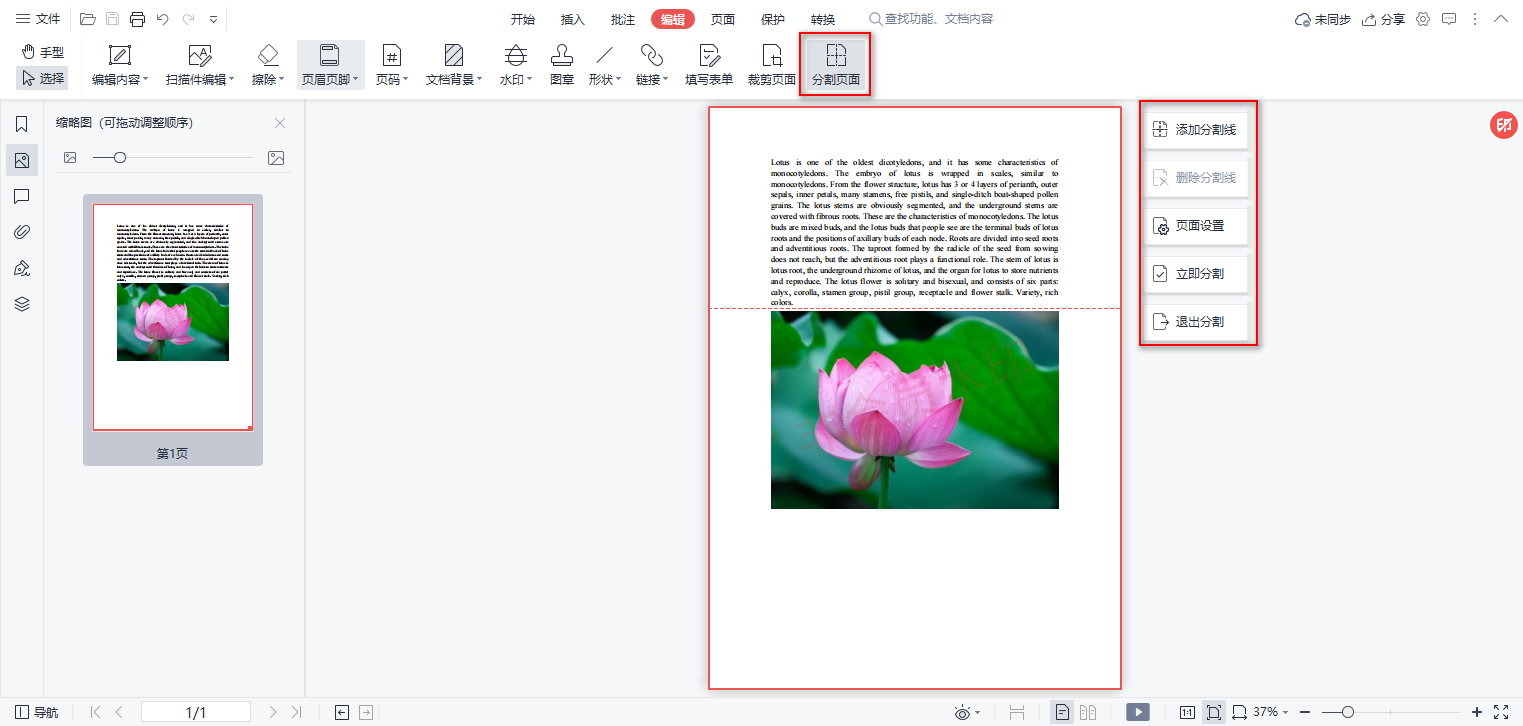 怎么把一整张A3横版的PDF试卷，分开打印在两张A4 纸上？