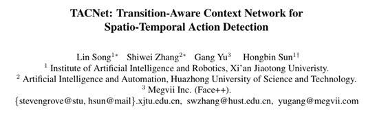 旷视研究院提出TACNet，刷新时空动作检测技术新高度 - 知乎