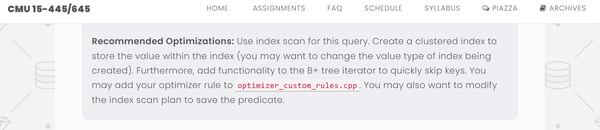 CMU 15-445 Project 3 (Spring 2023) | 查询优化 - 知乎