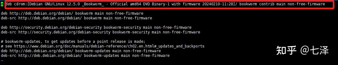 Debian12安装软件报错：Media change: please insert the disc labeled - 知乎