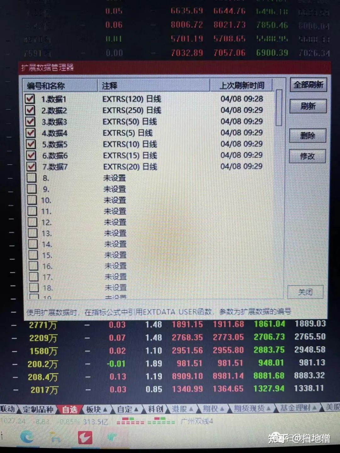 RPS个股和板块指数对应数据及公式 - 知乎