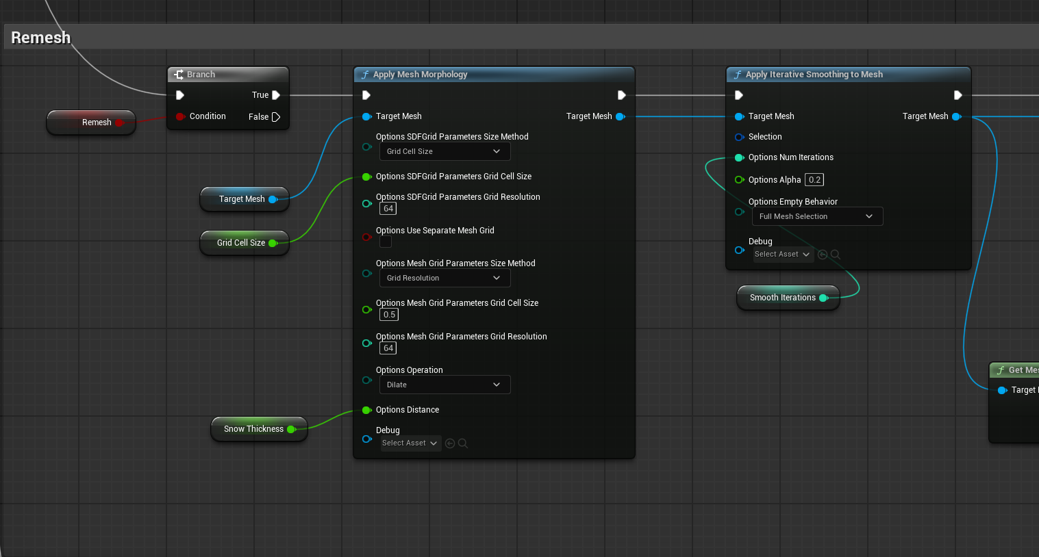 UE5 Geometry Scripting学习笔记——程序化积雪和蜡油生成 - 知乎