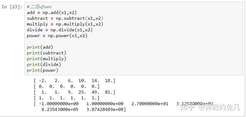 Python学习笔记：3 Numpy数组运算 知乎
