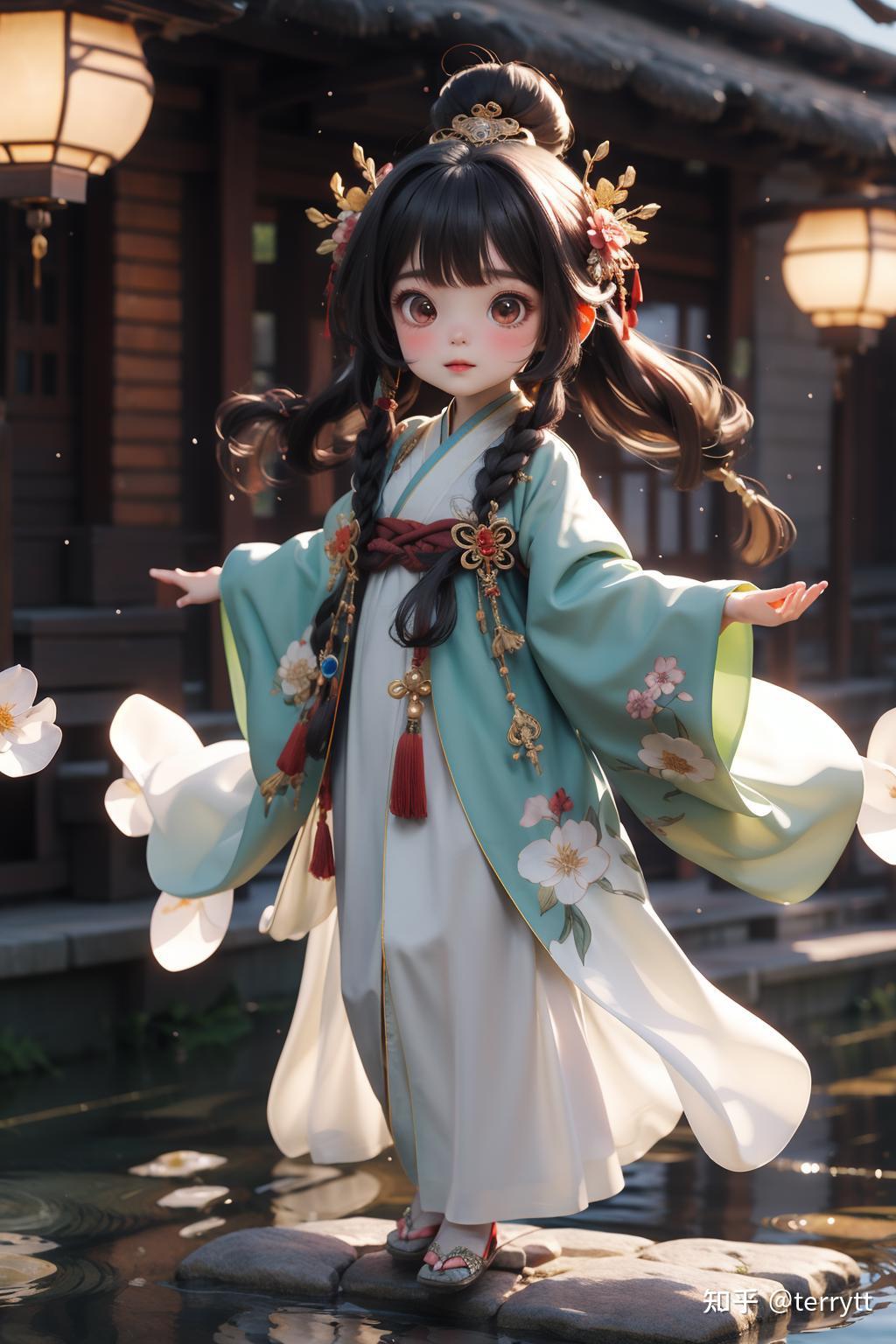 Q版国风萌玩 Chinese style cute doll Lora 展示 - 知乎