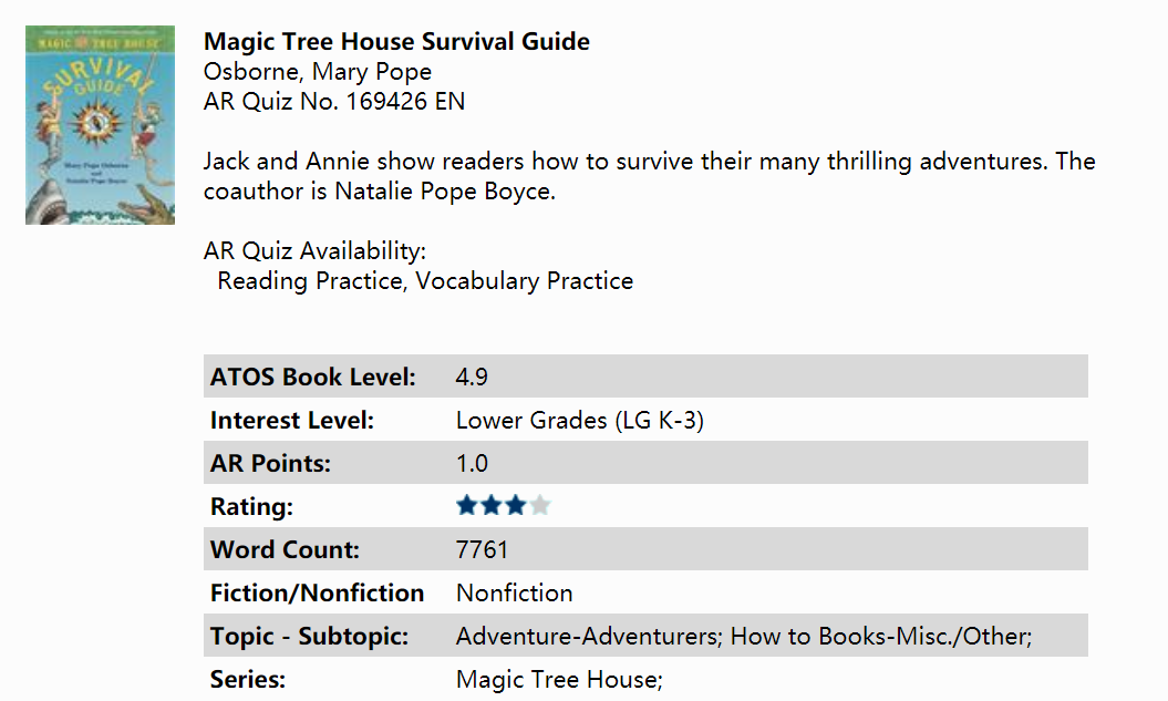 从启蒙走向英语进阶的必备利器-Star Test +AR Quiz - 知乎