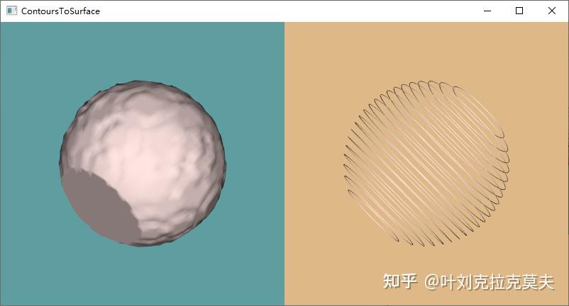 VTK官方示例Python版186 - ContoursToSurface.py - 知乎