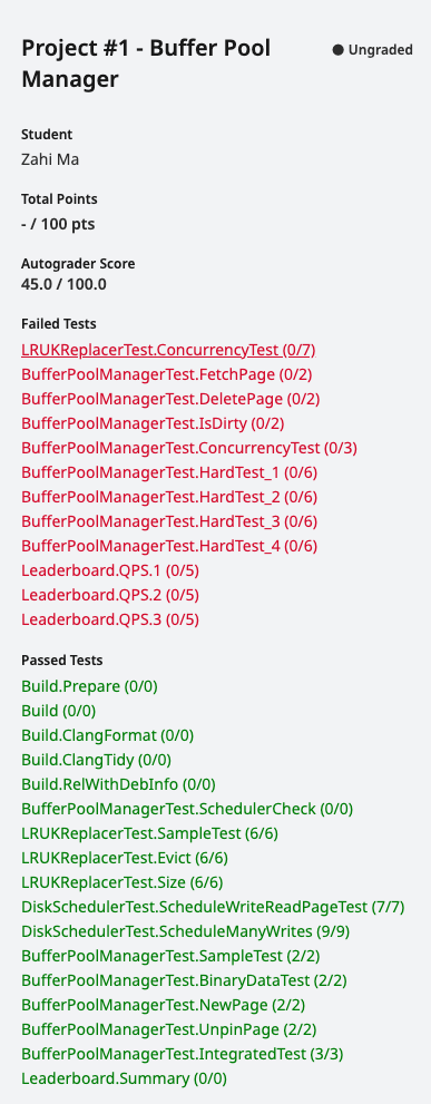 CMU15-445(2023FALL)-Project#1: Buffer Pool - 知乎