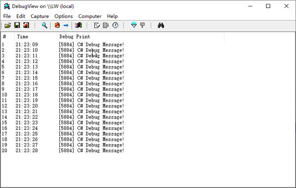 你知道怎么使用DebugView查看调试信息吗？ - 知乎