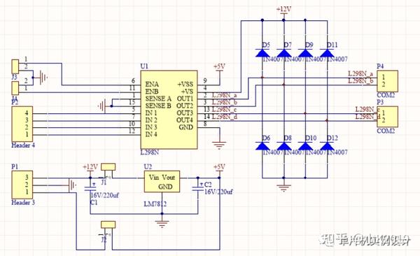 直流有刷电机的驱动电路设计(B108) - 知乎