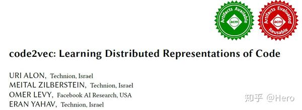 Code2Vec: 通过Code Embedding预测代码片段的语义特征 - 知乎