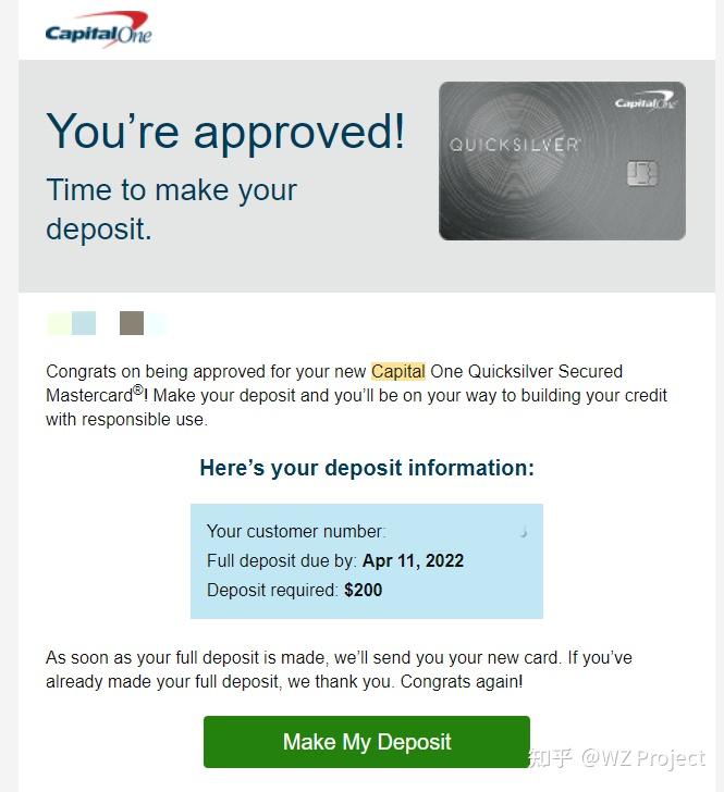 ITIN办理Capital One美国押金信用卡（Secured Credit Card） - 知乎