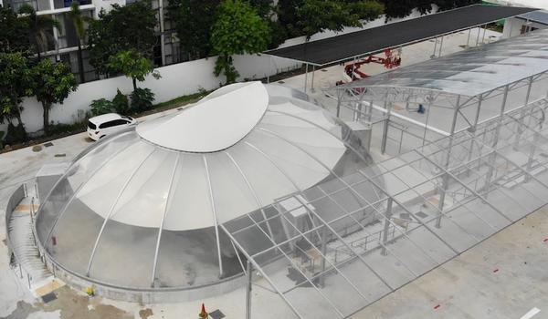 ETFE膜结构丨FarEastFlora Dome新加坡温室 - 知乎